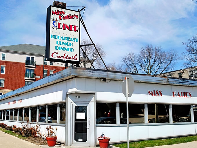 The classic white exterior with bold red lettering stands like a time capsule on Clybourn Street&mdash;Milwaukee's answer to Edward Hopper's "Nighthawks," but with better hash browns.