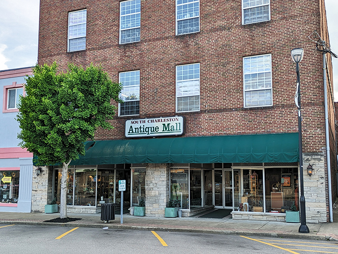 A brick-and-mortar time machine! This charming facade houses a treasure trove of memories, just waiting to be rediscovered.