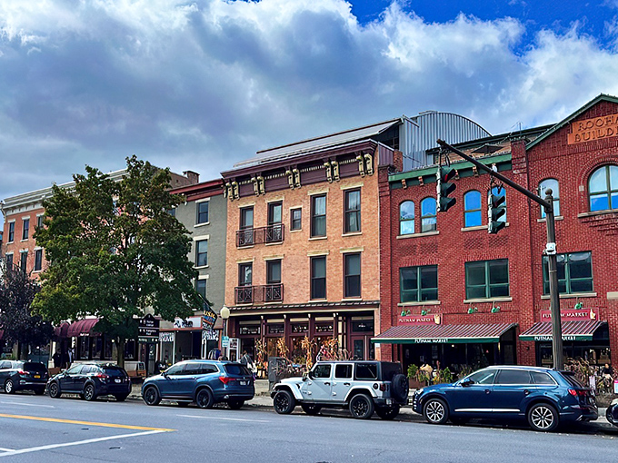 Broadway beckons! Saratoga Springs' main drag is like a Norman Rockwell painting come to life, with a dash of modern flair.