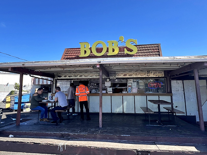 Welcome to flavor town! Bob's Bar-B-Que's unassuming exterior hides a world of smoky delights that'll make your taste buds do the hula.
