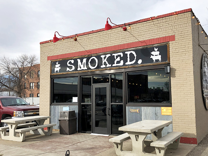 Welcome to SMOKED, where the aroma of barbecue is your first delicious greeting. This unassuming exterior hides a world of smoky wonders within.
