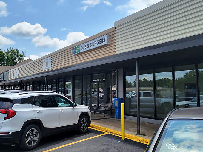 Time-travel never tasted so good! Dub's Burgers, serving up nostalgia and juicy patties since 1961. Who needs a DeLorean when you've got this flavor machine?