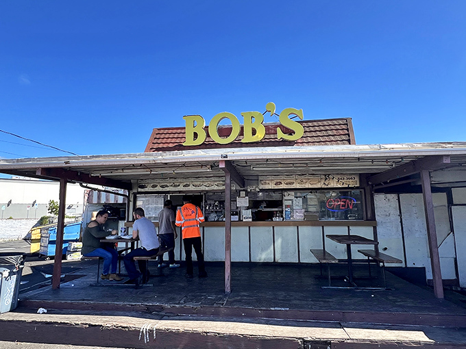 Welcome to flavor town! Bob's Bar-B-Que's unassuming exterior hides a world of smoky delights that'll make your taste buds do the hula.