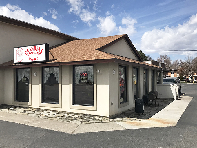 Welcome to BBQ heaven! Grandpa's Southern BBQ stands proud, promising smoky delights that'll make your taste buds dance with joy.