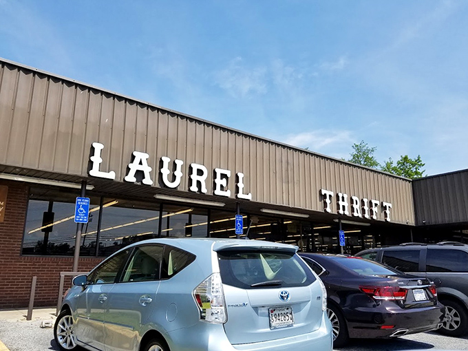 The unassuming exterior of Laurel Thrift belies the wonderland of treasures within&mdash;like finding a gourmet meal at a gas station diner.