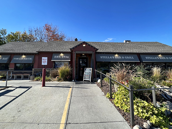 Welcome to burger paradise! Stella's Bar & Grill stands proud, its rustic charm inviting you to step into a world where cheeseburgers reign supreme.