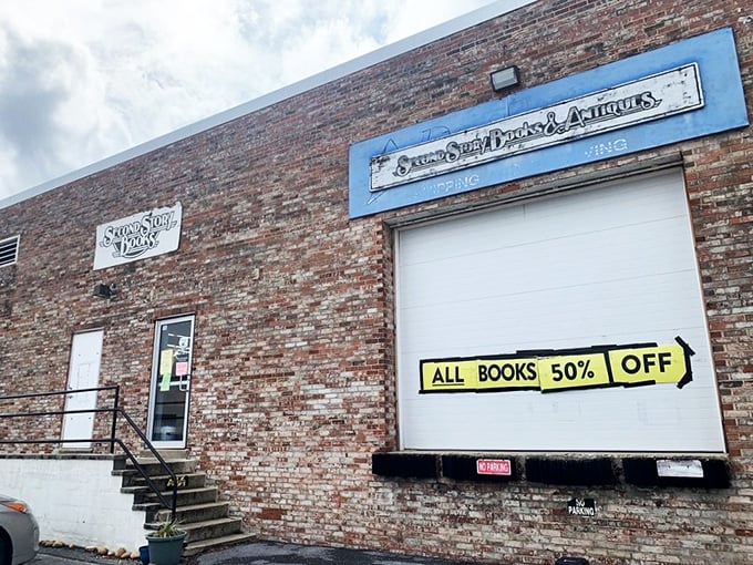 Welcome to the literary labyrinth! Second Story Books' unassuming exterior hides a world of wonder within. Prepare for a page-turning adventure!