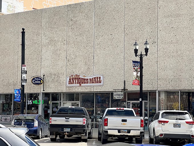 Welcome to the time machine! St. Joe Antiques Mall's unassuming exterior hides a treasure trove of nostalgia waiting to be discovered.