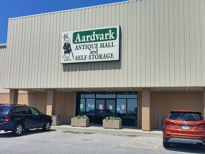 Welcome to Aardvark Antique Mall, where time travel is just a step through these doors! Who knew Nebraska was hiding a portal to the past?