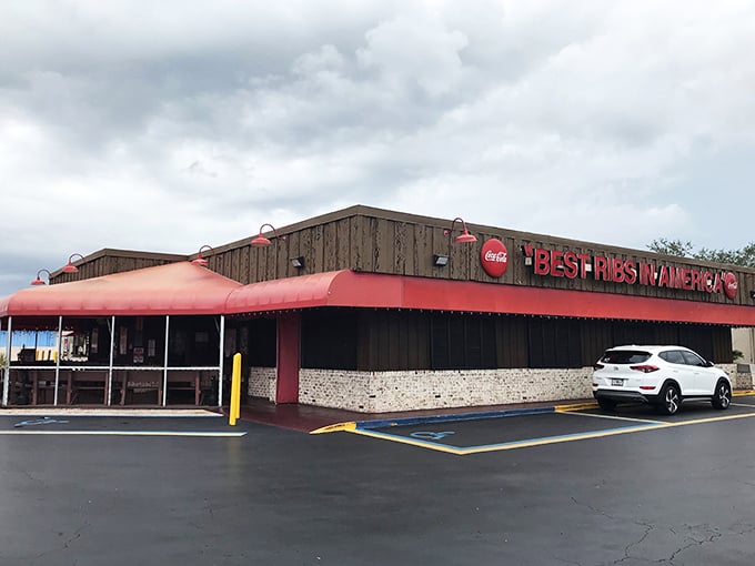 Welcome to BBQ paradise! Michelbob's outdoor seating area is like a backyard cookout, minus the lawn mowing and plus the mouthwatering aromas.