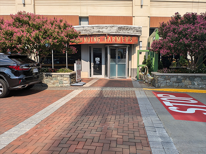 The entrance to culinary paradise isn't pearly gates, but rather this welcoming storefront where farm-fresh dreams come true daily.