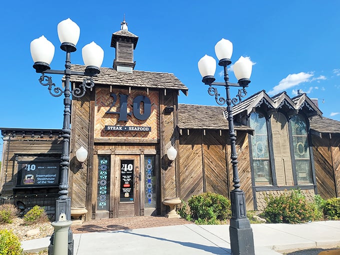 Welcome to 40 Steak and Seafood, where rustic charm meets culinary magic! This wooden wonder looks like it teleported from a New England fishing village to the heart of Bismarck.