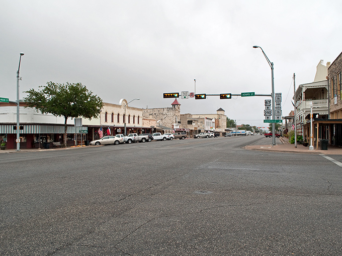 Main Street magic: Where German heritage meets Texan charm, and every storefront tells a story. It's like stepping into a time machine with better shopping!