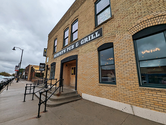 Neon dreams come true! Murphy's Pub & Grill lights up the night like a beacon for hungry souls, promising good times and even better eats.