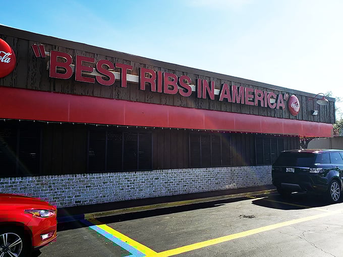 Welcome to BBQ paradise! Michelbob's outdoor seating area is like a backyard cookout, minus the lawn mowing and plus the mouthwatering aromas.