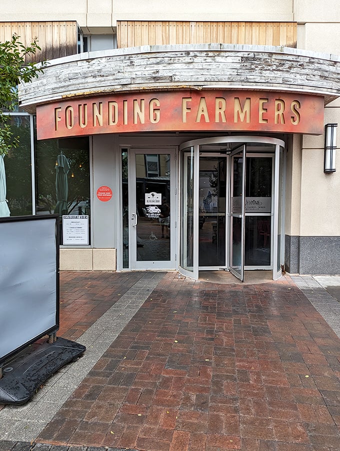 The entrance to culinary paradise isn't pearly gates, but rather this welcoming storefront where farm-fresh dreams come true daily.
