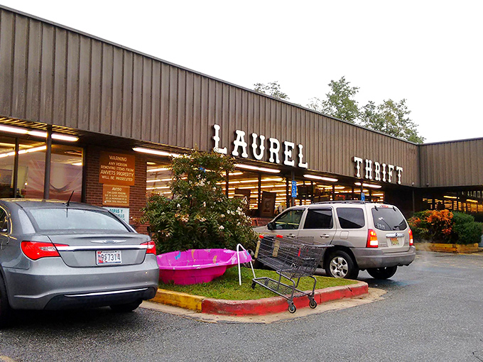 The unassuming exterior of Laurel Thrift belies the wonderland of treasures within&mdash;like finding a gourmet meal at a gas station diner.