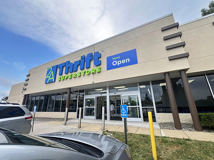 The iconic blue and yellow sign beckons like a siren call to bargain hunters. 2nd Ave Thrift Superstore isn't just big&mdash;it's Pennsylvania-sized enormous.