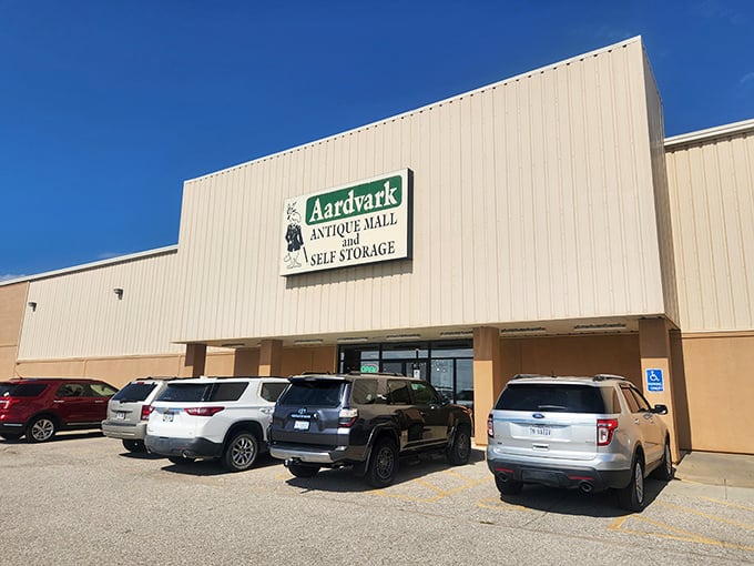 Welcome to Aardvark Antique Mall, where time travel is just a step through these doors! Who knew Nebraska was hiding a portal to the past?
