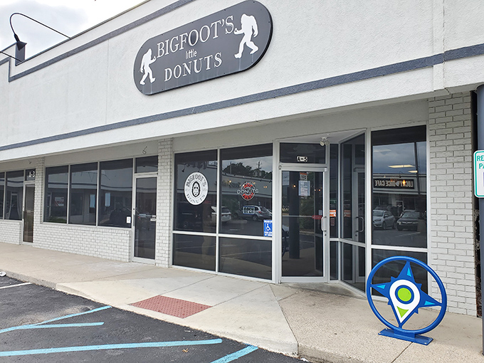 Welcome to Bigfoot's lair! This unassuming storefront hides a treasure trove of tiny treats that'll make your taste buds do a happy dance.