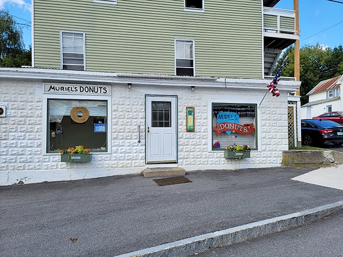 A hidden gem in plain sight! This unassuming white brick building houses Lebanon's sweetest secret. Who knew paradise could be so... rectangular?