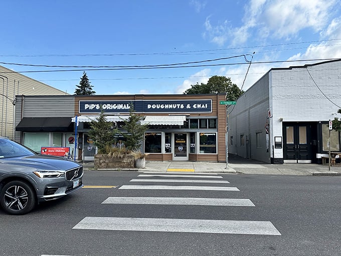 Welcome to donut nirvana! Pip's Original Doughnuts & Chai beckons like a siren song for fried dough enthusiasts. Resistance is futile, my friends.