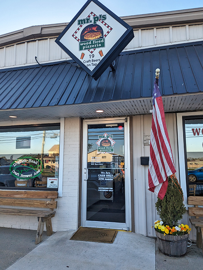 Welcome to pizza paradise! Mr. P's exterior might be unassuming, but inside lies a world of wood-fired wonders waiting to be devoured.