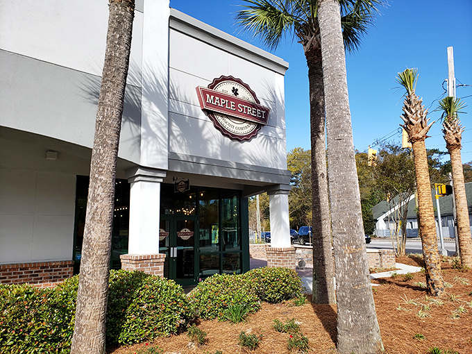 Welcome to biscuit paradise! This unassuming storefront holds the key to Charleston's flakiest, most heavenly breakfast treasures.