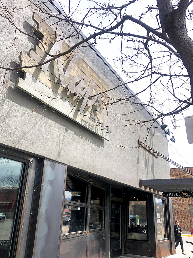 A humble facade hides a burger paradise. Nap's Grill: where culinary dreams come true, and stretchy pants are highly recommended. 