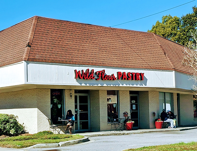 Welcome to carb heaven! WildFlour Pastry's unassuming exterior hides a treasure trove of delectable treats that'll make your taste buds sing with joy.