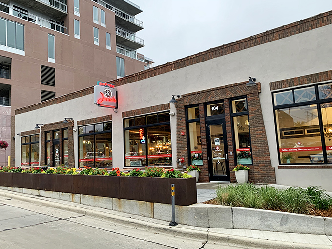 Welcome to flavor town! This unassuming brick facade hides a treasure trove of deliciousness that'll make your taste buds do a happy dance.