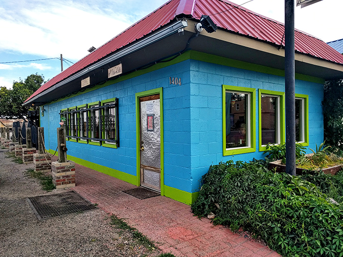 Welcome to seafood paradise! This colorful shack might look unassuming, but it's hiding treasures that would make Poseidon himself jealous.
