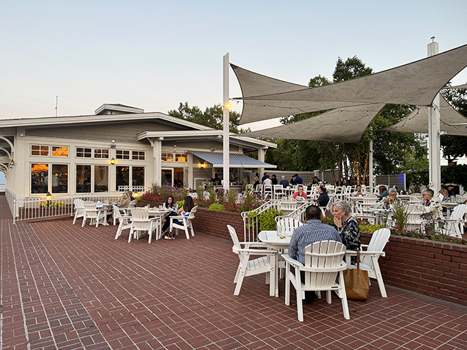 A seafood lover's paradise! Harbor House's sun-drenched patio is the perfect spot to soak up Lake Michigan views while savoring oceanic delights.