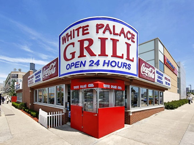 The iconic red and blue sign of White Palace Grill has been a beacon for hungry Chicagoans since 1939, promising salvation in the form of perfect diner fare.