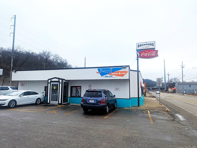 The unassuming exterior of Dagwood's Cafe stands like a time capsule from 1938, promising honest food without pretense. That vintage sign has guided hungry Kansans for generations.