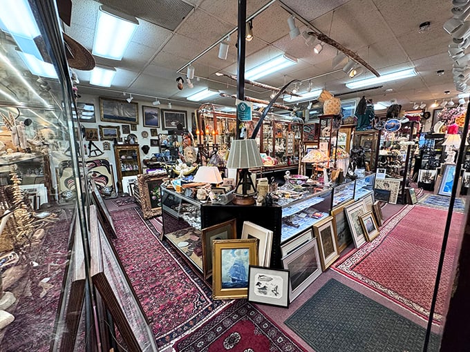 Unassuming on the outside, bursting with treasures within. This time capsule of curiosities might just swallow you whole &ndash; in the best way possible!