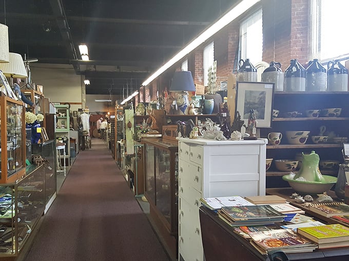 Step into a time traveler's dream! Aisles upon aisles of treasures await, each with a story to tell. It's like your grandma's attic, but infinitely cooler.