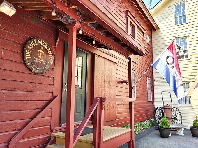 Step right up to the Mill of Wonders! This rustic red barn isn't churning out flour anymore, but it's grinding out nostalgia by the truckload.
