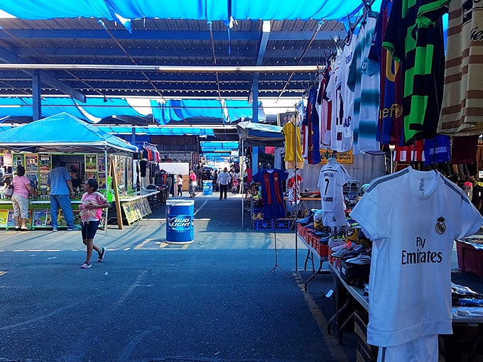 A shopper's paradise stretches as far as the eye can see. It's like Aladdin's Cave met a department store and had a really big baby!