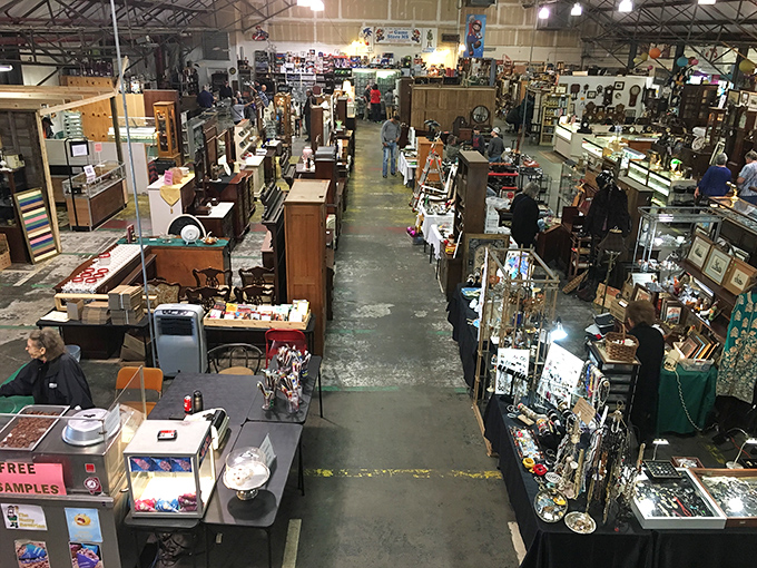 Step into a world where every aisle is a new adventure. This flea market isn't just big; it's a universe of treasures waiting to be discovered.