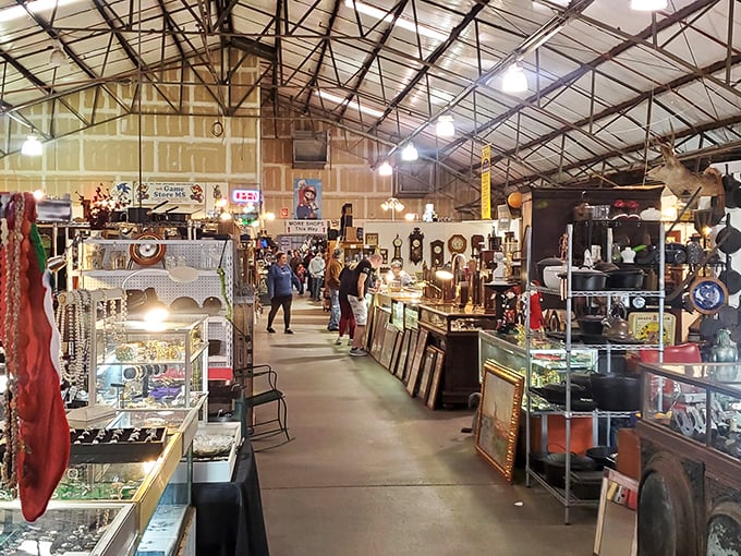 Step into a world where every aisle is a new adventure. This flea market isn't just big; it's a universe of treasures waiting to be discovered.