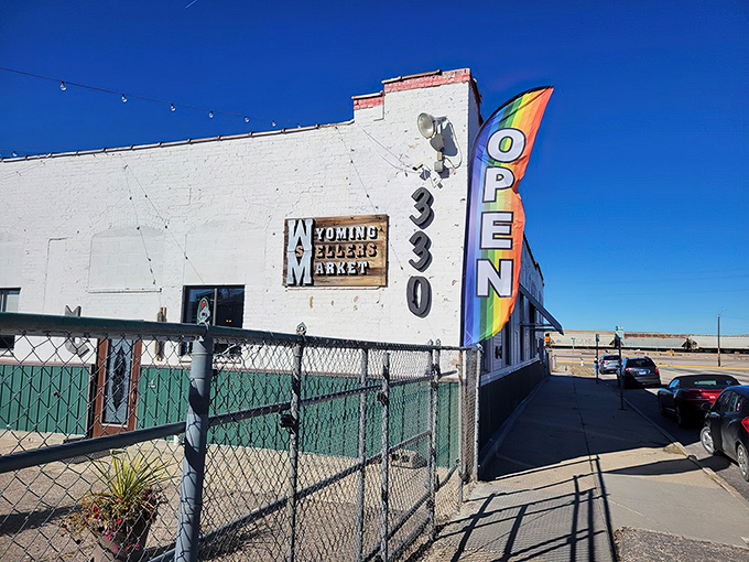 The unassuming white exterior with its vibrant "OPEN" flag is like a poker player hiding a royal flush&mdash;treasures await inside this Casper landmark.