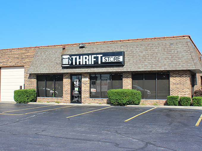 Welcome to the treasure hunter's paradise! The Bridge Thrift Store's unassuming exterior hides a world of wonders waiting to be discovered.