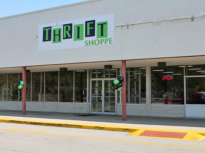 Welcome to the Thrift Shoppe, where bargain hunting becomes an Olympic sport! This unassuming exterior hides a treasure trove of secondhand wonders waiting to be discovered.