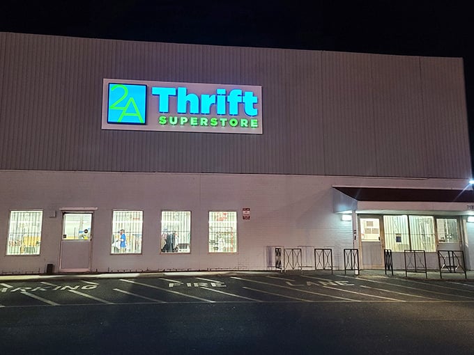 "Bargain hunters, assemble!" The 2A Thrift Superstore beckons like a neon-lit beacon of secondhand treasures, promising adventures in every aisle.