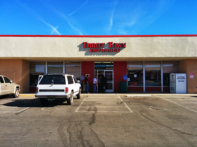 Welcome to Thrift Town, where every visit is like stepping into a time machine disguised as a department store!