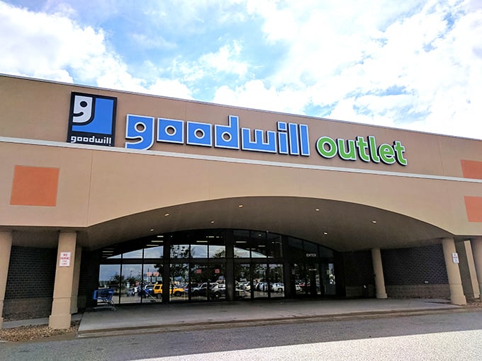 The unassuming exterior hides a treasure hunter's paradise within. Like a retail speakeasy, only the initiated know what wonders await behind those doors.