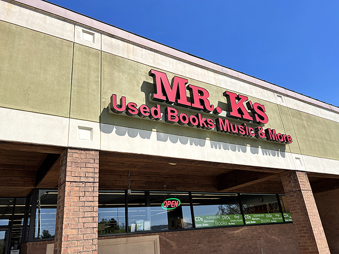 Welcome to the literary Narnia! Mr K's Used Books, Music & More beckons bibliophiles with its siren song of endless shelves and hidden treasures.