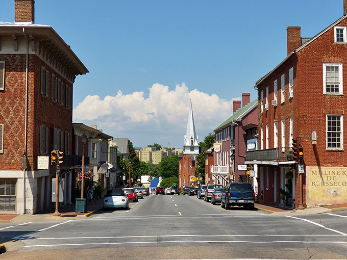 Brick by brick, history whispers its secrets. Lexington's Main Street is a time capsule of charm, where every storefront tells a tale.
