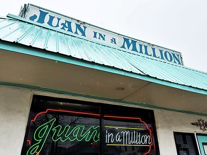 "Juan in a Million" isn't just a clever name&mdash;it's a promise of Tex-Mex paradise. This unassuming exterior hides a world of flavor that'll make your taste buds do the cha-cha.